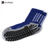 China Colorful Football Cushioned Compression Socks Unisex Anti Slip Crew Soccer Socks for sale