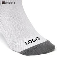 China Men Athletic Football Socks Non Slip Crew Outdoor Sports Socks Custom Logo for sale