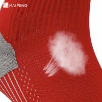 China Men Athletic Football Socks Non Slip Crew Outdoor Sports Socks Custom Logo for sale