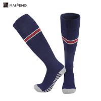 China Breathable Knee High Cotton Athletic Football Socks Anti Slip Mens Football Grip Socks for sale