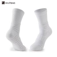 China Custom Athletic Cushioned Basketball Socks Towel Bottom Crew Mens Thick Sports Socks for sale