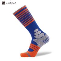 China Custom Terry Cushioned Basketball Socks Colorful Athletic Performance Socks for sale