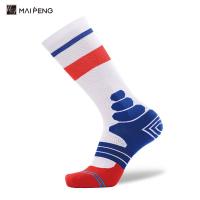 China Custom Terry Cushioned Basketball Socks Colorful Athletic Performance Socks for sale