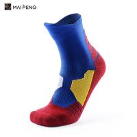 China Towel Bottom Thick Cushioned Athletic Socks Mesh Basketball Breathable Sports Socks for sale