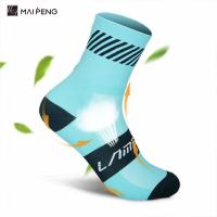 China Anti Slip Custom Cycling Socks Wear Resistant Nylon Breathable Racing Bike Socks for sale