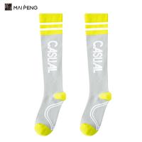 China Breathable Compression Running Socks Cotton / Nylon Athletic Compression Stockings for sale