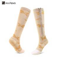 China Anti Slip Compression Leg Socks Venous Pressure Socks Zipper Compression Socks for sale