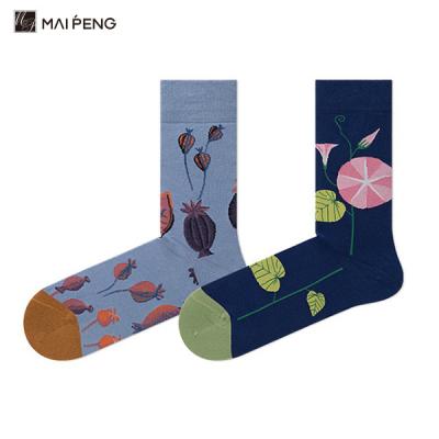 China Custom Fashion Bamboo Crew Socks Unisex Anti Bacterial Bamboo Socks for sale