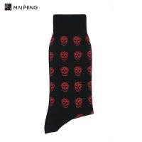 China Sustainable Bamboo Cotton Crew Socks Fashionable Custom Pattern for sale