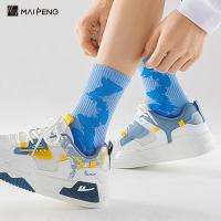 China Unisex Colorful Breathable Custom Men Socks Anti Bacterial Cotton Crew Socks for sale