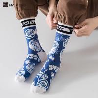 China Fashion Cotton Custom Men Socks Street Wear Hip Hop Sport Crew Socks for sale