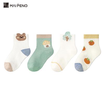China Newborn Baby Animal Cartoon Socks Soft Organic Cotton Socks for sale