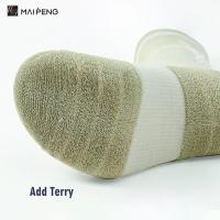 China Cushioned Terry Merino Wool Thick Socks Men's Business Dress Socks For Winter for sale