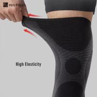 China Custom Anti Slip Elastic Compression Knee Sleeves For Basketball And Gym Sports for sale