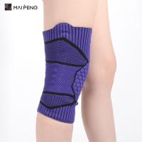 China Compression Elastic Knee Support Sleeve Silicone Protective Gear Honeycomb Knee Pad for sale
