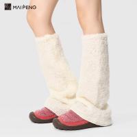 China Fluffy Loose Knit Women Leg Warmers For Yoga And Casual Wear for sale