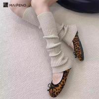 China Women Luxury Cashmere Leg Warmers Soft And Thermal Winter Knitted Leg Warmer for sale