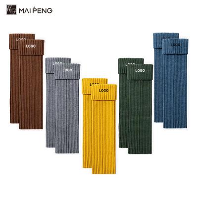 China High Stretchy Embroidered Ribbed Leg Warmers For Women Winter Party Usage for sale