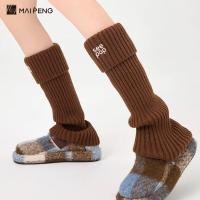 China High Stretchy Embroidered Ribbed Leg Warmers For Women Winter Party Usage for sale
