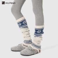 China Christmas Holiday Pattern Women Leg Warmers Cozy Winter Leg Warmers Socks for sale