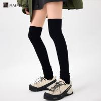 China Women Ribbed Over Knee High Socks Leg Warmers Toeless Yoga Ballet Dance Leg Warmers for sale