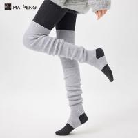 China Women Ribbed Over Knee High Socks Leg Warmers Toeless Yoga Ballet Dance Leg Warmers for sale