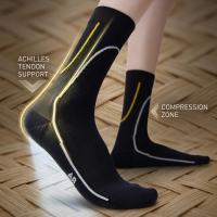China Moisture Wicking Breathable Bamboo Fiber Crew Socks Quick Dry Sweat Absorbing Daily Sports Socks for sale