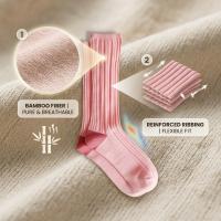 China Ultra Soft 80% Bamboo Fiber Crew Socks Breathable Eco Friendly Comfort Daily Casual Socks for sale