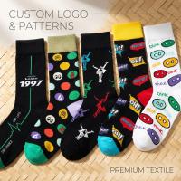 China Custom Logo OEM Bamboo Fiber Crew Socks Wholesale Factory Direct Sustainable Unisex Socks for sale
