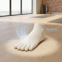China Eco Friendly Bamboo Organic Cotton Non Slip Yoga Socks Sustainable Recycled Grip Socks for sale