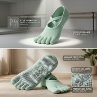 China Custom Logo Private Label Non Slip Yoga Socks OEM ODM Wholesale Multi Pack Gift Set Socks for sale