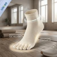 China Eco Friendly Bamboo Organic Cotton Non Slip Yoga Socks Sustainable Recycled Grip Socks for sale