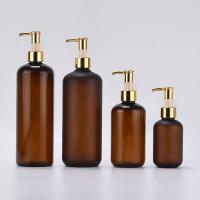 China 100ml 200ml Plastic Shampoo Pump Lotion Bottle PET Body Wash for sale
