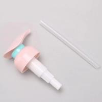 China 28/410 Pink 28mm Plastic Lotion Dispensing Pump Screw For Bottle for sale