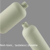 China Matte Green Plastic Shampoo Pump Bottle HDPE Round 200ml 500ml for sale