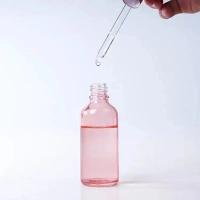 China Pink Glass Essential Oil Dropper Bottle 50ml 100ml Empty 5000pcs for sale
