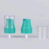 China Customized Treatment Cream Pump 24/410 Green Double Step Plastic for sale