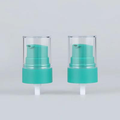 China Customized Treatment Cream Pump 24/410 Green Double Step Plastic for sale