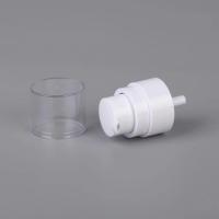 China Customized Treatment Cream Pump 24/410 White Plastic With AS Full Cover for sale