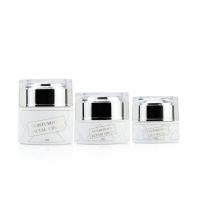 China Customizable Cream Jar Container 20g 30g 50g White Glass Face for sale