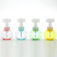 China 300ml Hand Sanitizer Dispenser Bottles Multi Color Flower Foam Empty Bottle for sale
