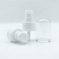 China Plastic PP AS Full Cap Treatment Cream Pump With Customized Tube 24/410 28/410 for sale