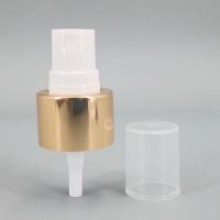 China Customized 24/410 28/410 Aluminum Fine Mist Sprayer Gold Perfume Spray Pump for sale