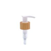 China Custom Bamboo Lotion Dispenser Screw Pump 24mm 24/410 Soap Shampoo for sale