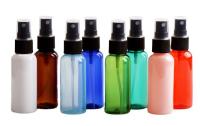 China Custom Fine Mist Spray Bottles 50ml 60ml PET Plastic Sprayer For Cosmetics for sale