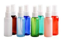 China Custom Fine Mist Spray Bottles 50ml 60ml PET Plastic Sprayer For Cosmetics for sale