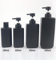 China Eco Friendly Plastic Shampoo Pump Bottles 200ml 300ml 500ml Cosmetic Containers for sale