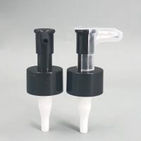 China 28mm 28/410 Lotion Dispenser Pump Black Plastic Shampoo Shower Gel Wash for sale