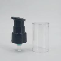 China Customized 20 / 410 Treatment Cream Pump Black Face Nonspill For Cosmetics for sale