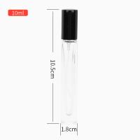 China Transparent 10ml Glass Mist Spray Bottle Perfume Fine Sprayer Empty 10000pcs for sale